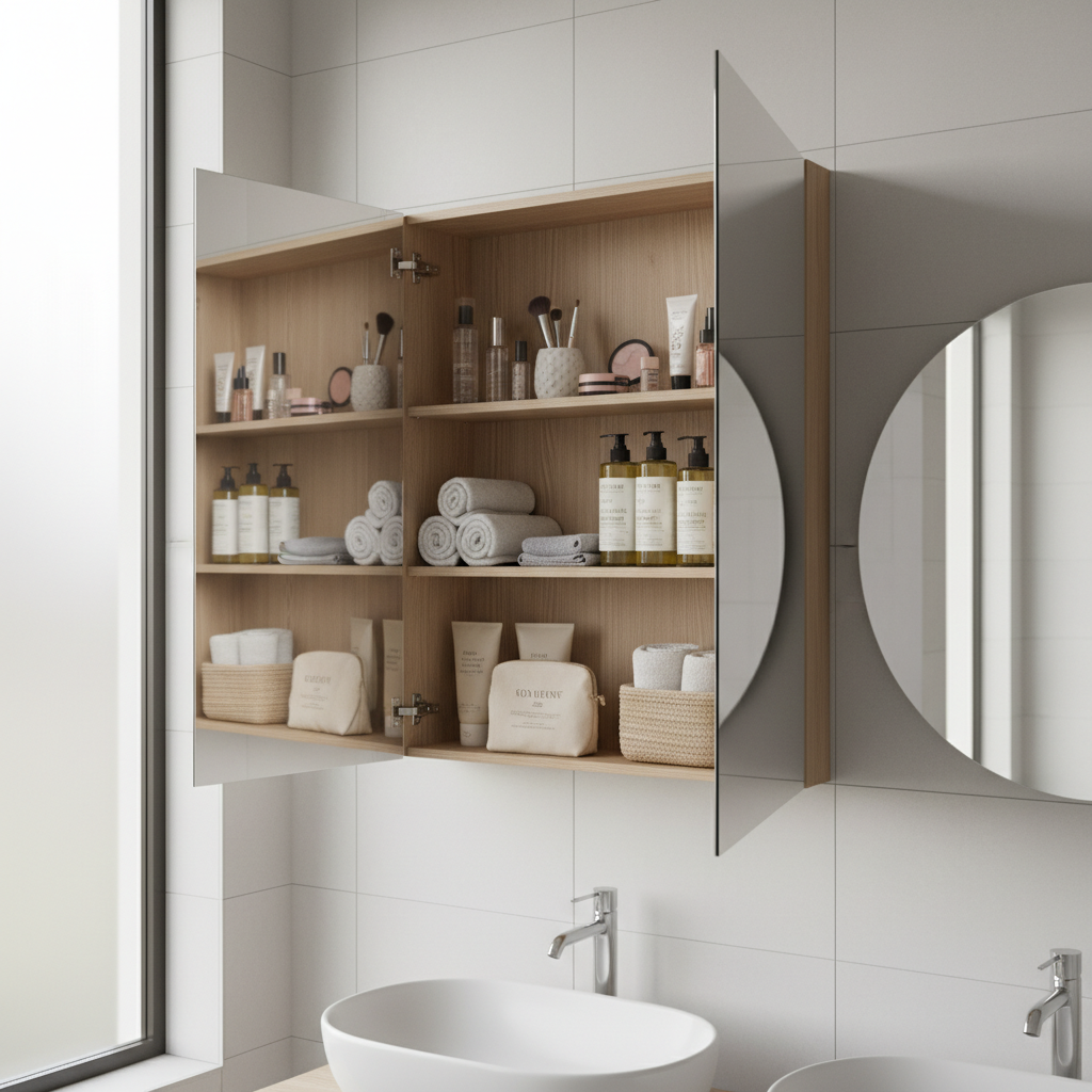 Miroir Armoire : Le Choix Astucieux pour Sublimer Votre Salle de Bain
